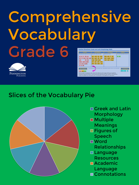 Comprehensive Vocabulary Grade 6 – Pennington Publishing